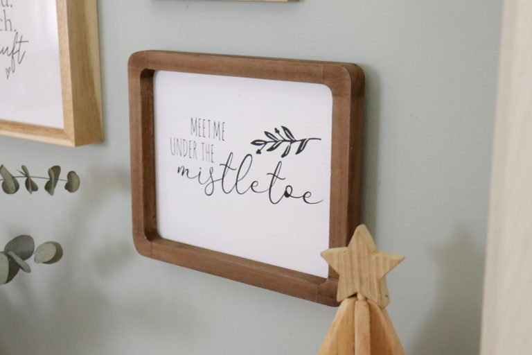 DIY Anleitung - weihnachtliche Schilder ganz einfach selber machen