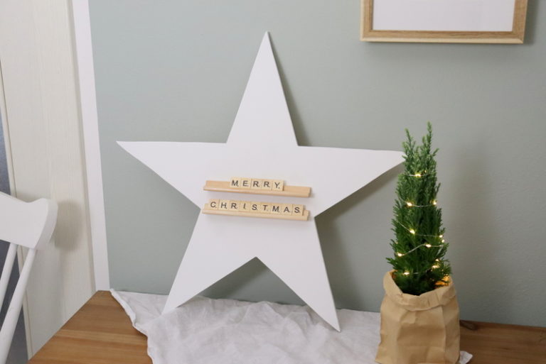 DIY Anleitung - Stern aus Holz einfach selber machen