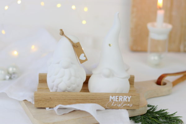 DIY - Raysin Weihnachtsmänner mit Klötzchenhalter selbermachen